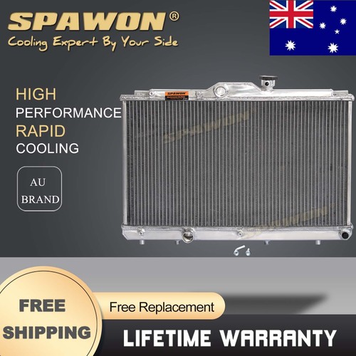 SPAWON Aluminum Radiator For Toyota Corolla AE101R/102R Holden Nova LG ...