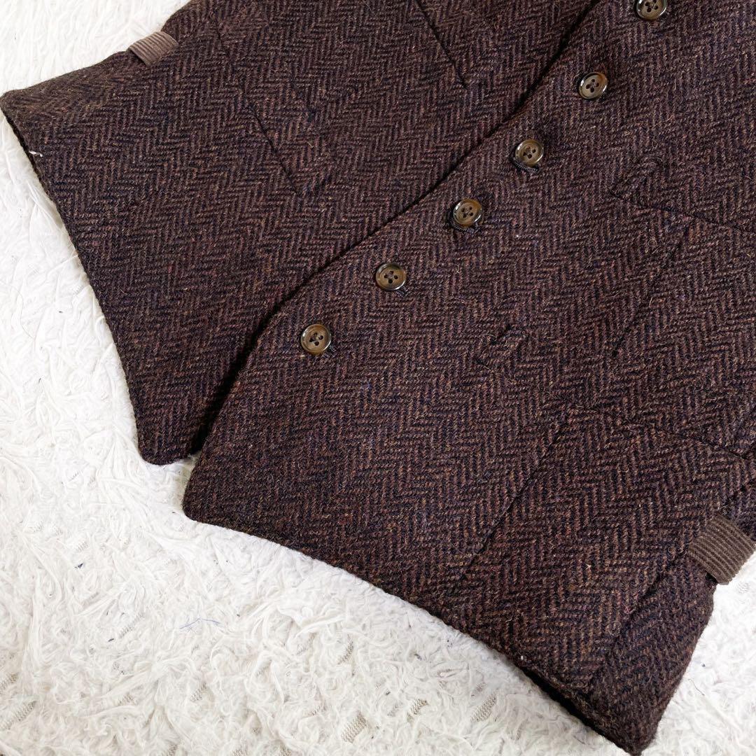 Beams Plus Harris Tweed #4 check brown - Gem