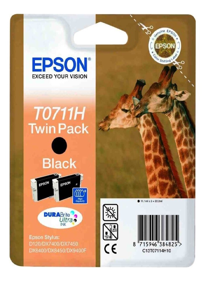 Epson Cheetah Ink Cartridge, T0711, T0711H, T0712, T0713, T0714, T0715 ...