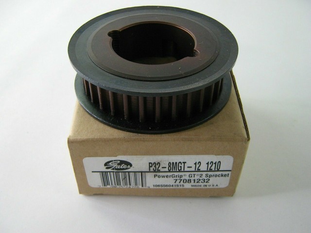 Gates P32-8MGT-12 GT 2 PowerGrip Steel Sprocket - 8mm Pitch - 32 Groove ...
