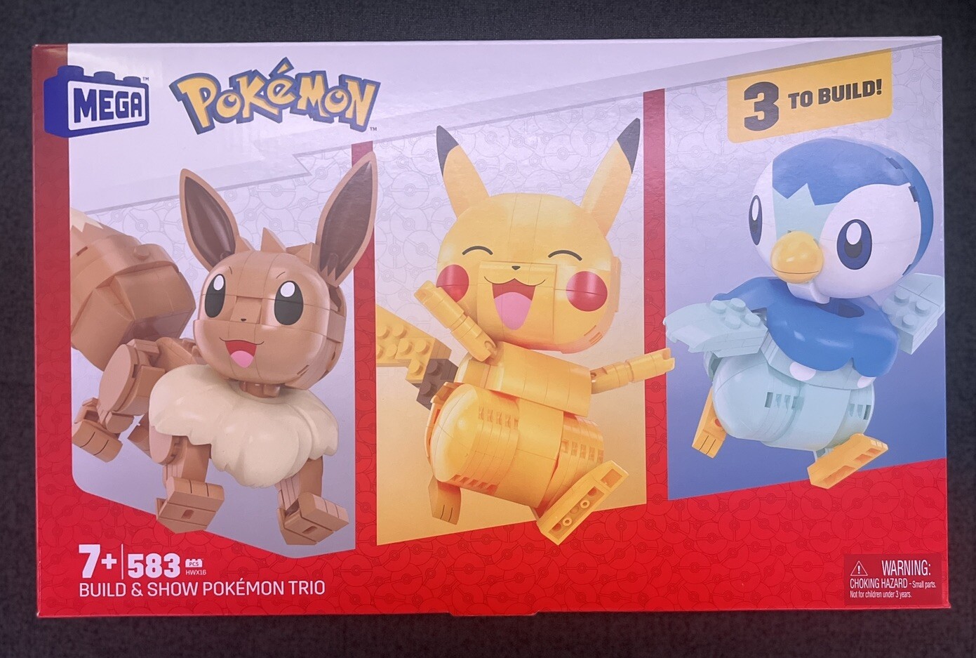 Pokémon Mega Legos Construx Build & Show Trio, 583 pc. | eBay