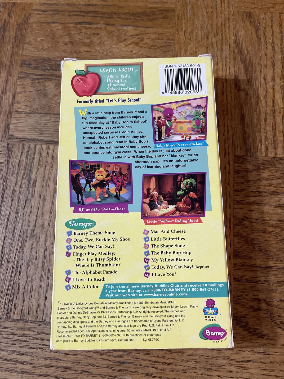 Barney Abc And 123 VHS | eBay