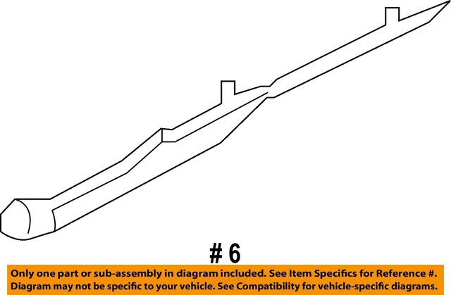 Genuine Toyota Tacoma Rear Molding 75632-04010 for sale online | eBay