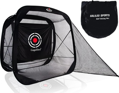 7X7FT Pop Up Golf Hitting Chipping Practice Net for Outdoor with Target ...