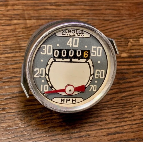 Benelli Fireball Speedometer A Rolle Milano ORIGINAL NOS | eBay