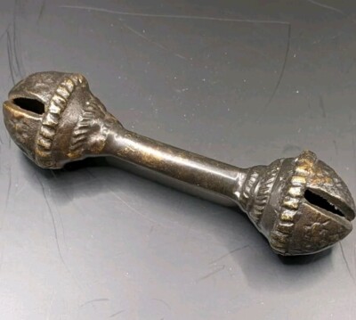 Vintage Double Ended Rattle Or Bell, Heavy Brass, Very Collectable | eBay
