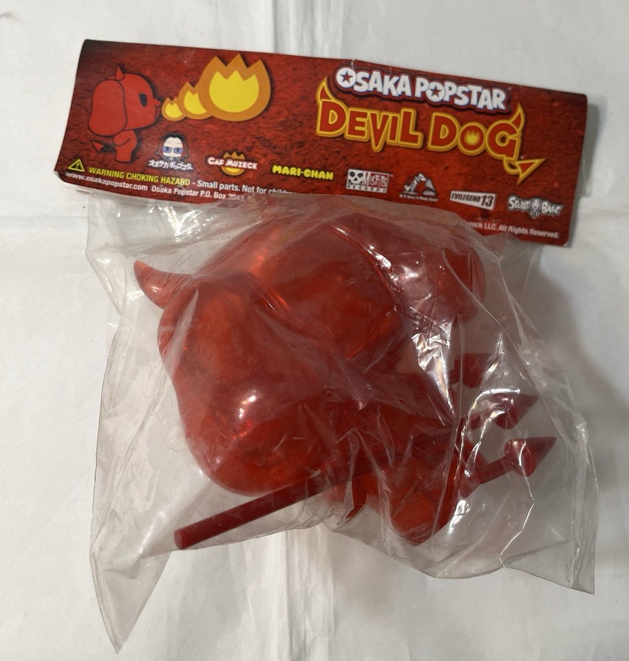 Osaka Popstar Skeleton Suit Devil Dog Vinyl Figure Sofubi Kaijiu Sealed ...