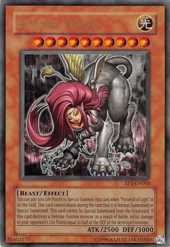 YUGIOH SPHINX TELEIA EP1-EN003 ULTRA RARE HOLO BB5 | eBay