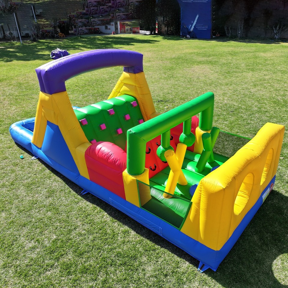 22FT Commercial Inflatable Obstacle Course House Bouncy Castle For Kids ...