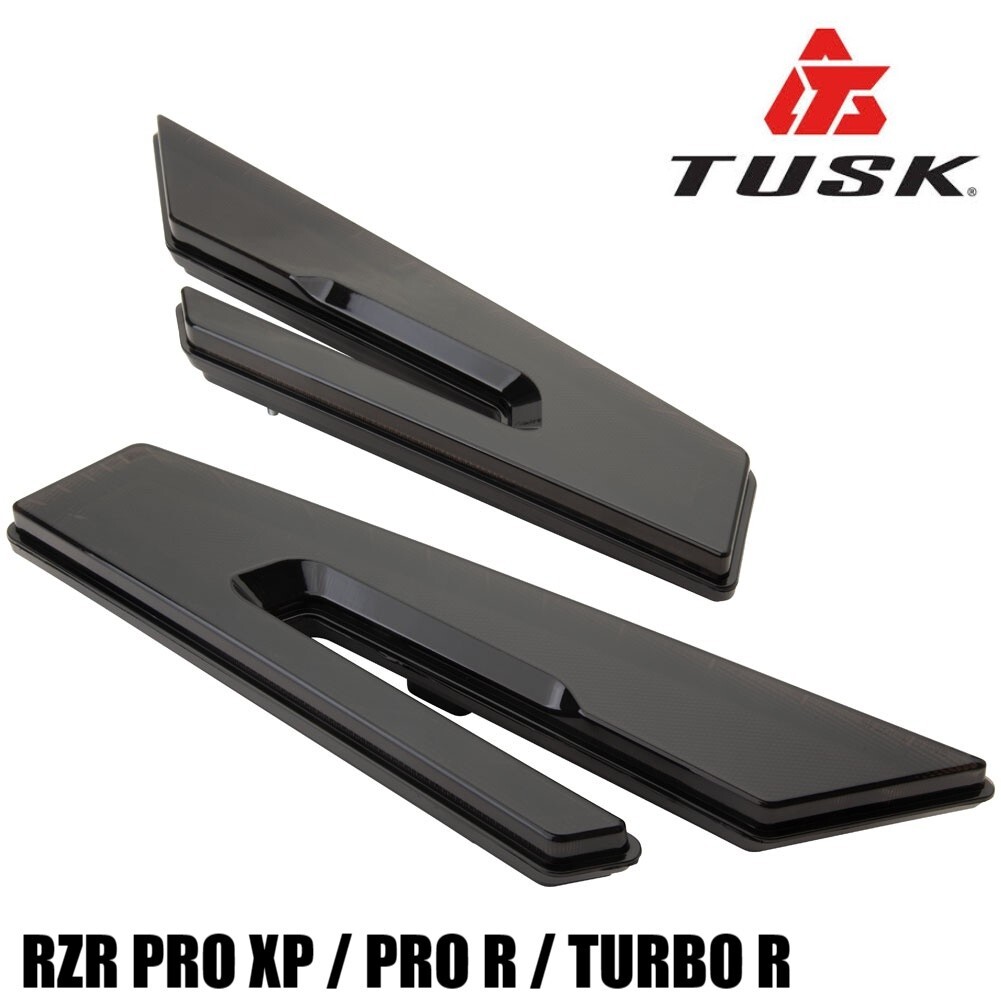 TUSK BLACK OUT LED TAIL LIGHTS LIGHT POLARIS RZR PRO XP PRO R TURBO R 4 ...