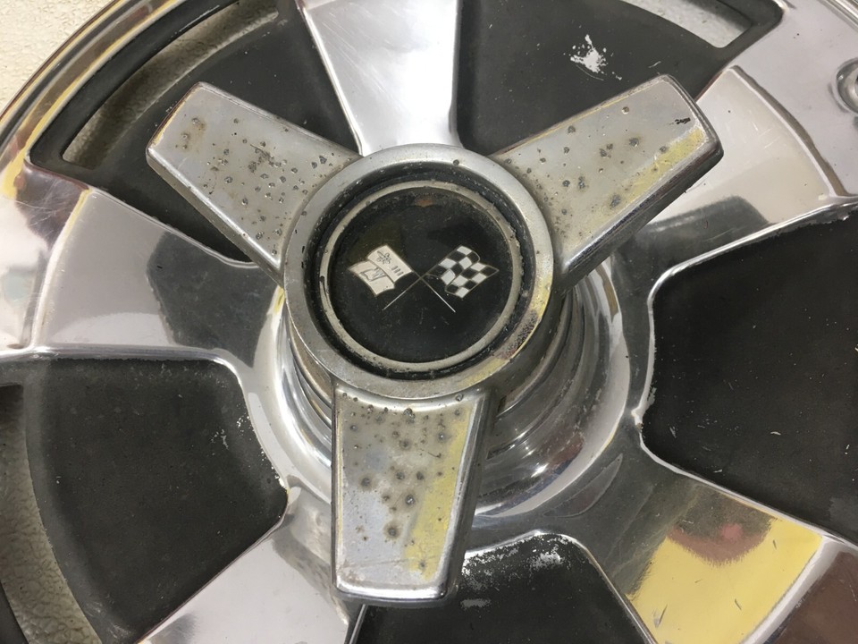 OEM Original 1966 Corvette Wheel Covers Hubcaps Set of 4 Spinners | eBay
