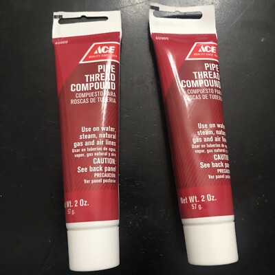 2 PACK ACE PIPE THREAD COMPOUND 40969 2 OZ TUBES | eBay