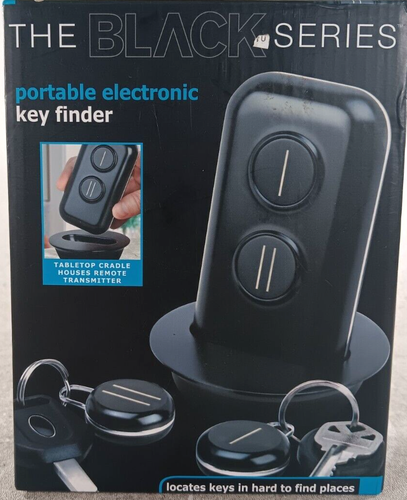 Wireless Portable Electronic Key Finder NEW Black Series 2 Fobs 45ft ...