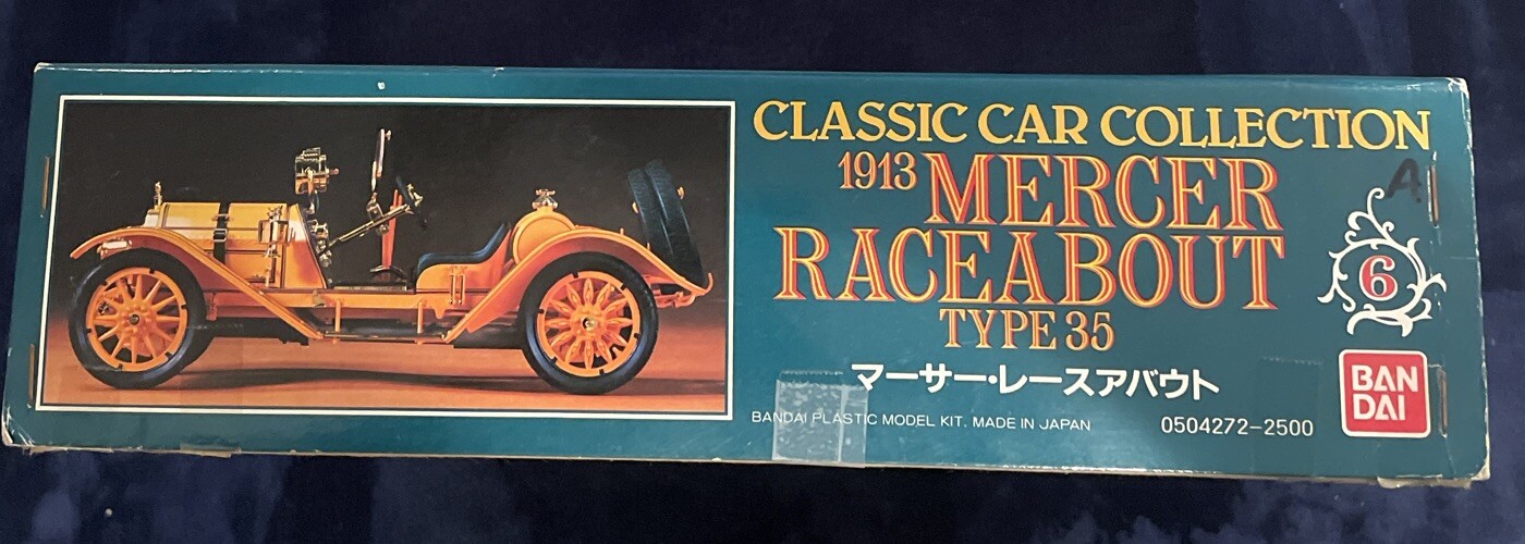 Bandai Classic Car Collection 1913 Mercer Raceabout Type 35 Model Kit ...