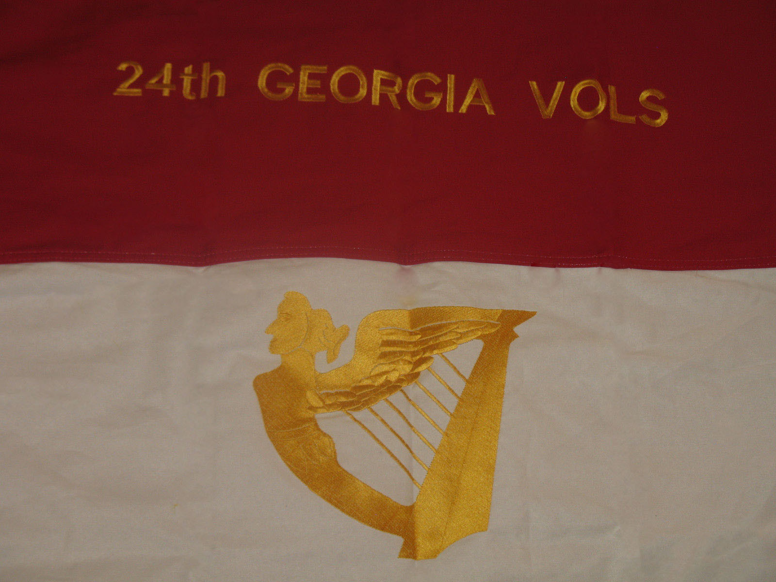 3x5 Embroidered Sewn 24th Georgia Volunteers Infantry 100% Cotton Flag ...