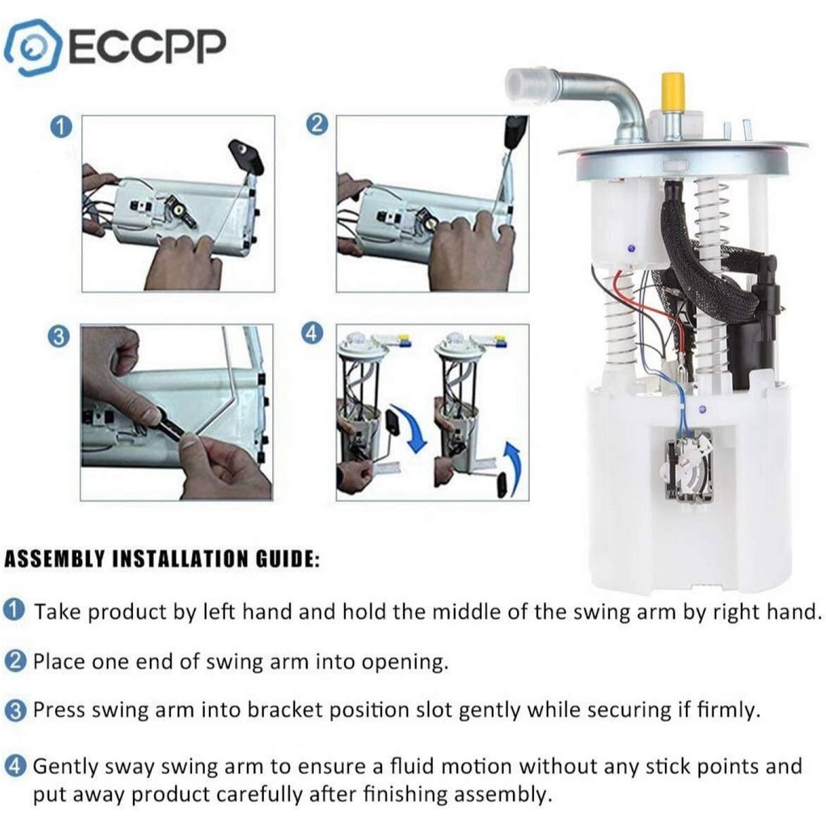 Electric Fuel Pump Module Assembly replaces OEM E3707M (see description ...