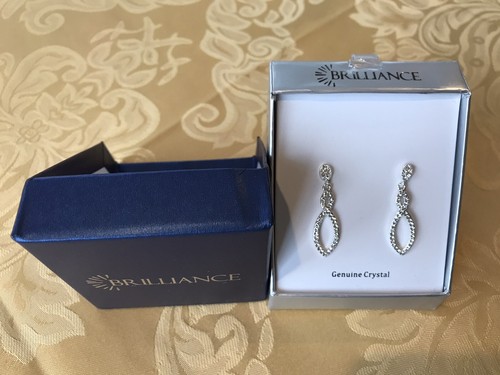 KOHL'S BRILLIANCE FINE SILVER PLATED EARINGS $50 RETAIL TAGS | eBay