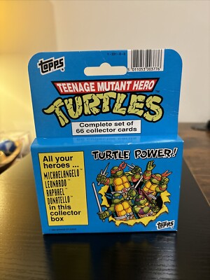 RARE! 1990 Topps TMNT Cartoon Collector Trading Cards Set Ninja Hero ...
