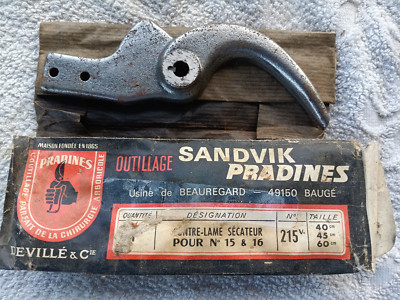 Contre lame de Rechange Sandvik Pradines Ciseaux Bypass Sécateur ...