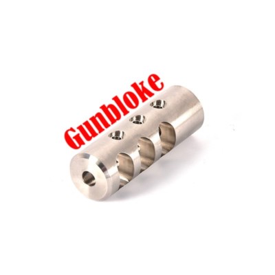 .308 "THE ELIMINATOR" Stainless Muzzle brake 5/8x24 Ruger Howa Savage ...