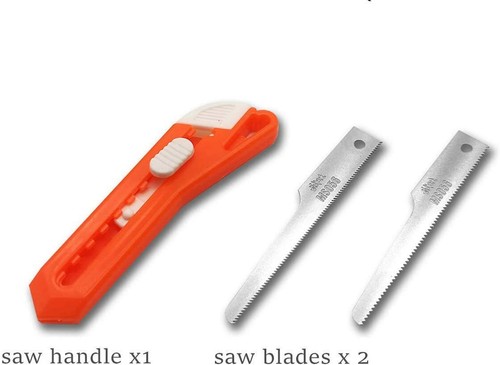 Model Craft Tools Mini Hand Saw Modelling Knife with 2 Pieces Craft ...