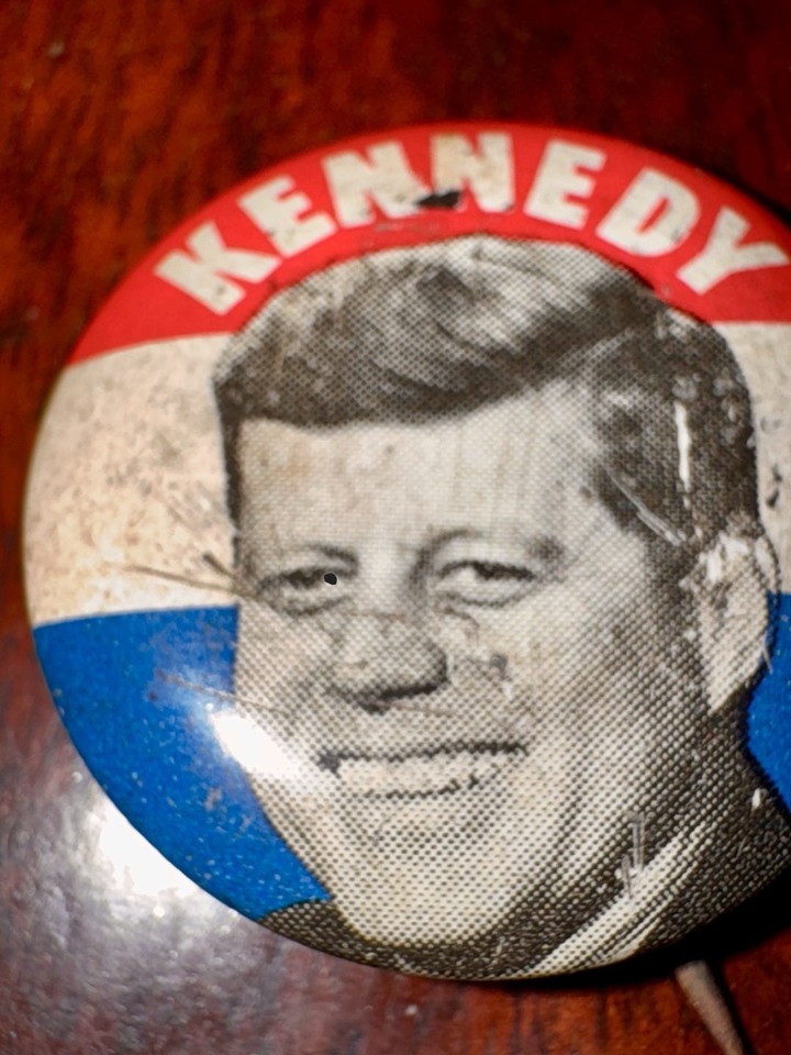 1960 John F Kennedy JFK Campaign Pin Pinback Button Political ...