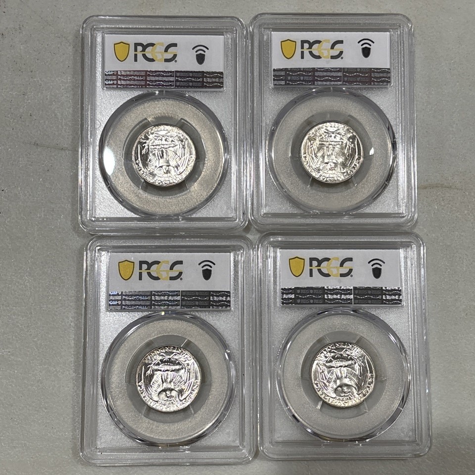 (20) PCGS Graded 1942 Silver Quarters Bulk Ms64 Lot With Case Box | eBay