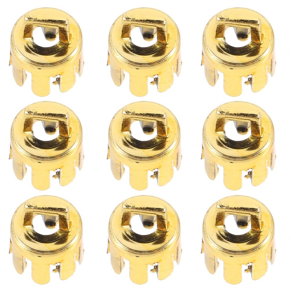 12 Pcs Plastic Christmas Ball Pendant Replacement Caps Ornament Hangers ...