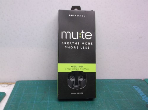 Rhinomed Mute Stop Snore Nasal Device, Medium - 3 count | eBay