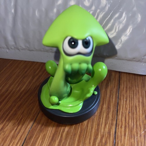 Splatoon 3 & 2 neon Green Inkling Squid Amiibo Nintendo Switch Octoling ...