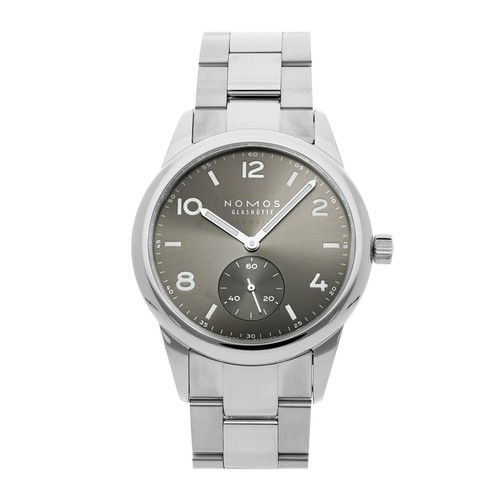 Nomos Glashutte Club Sport Neomatik Fumée Acier Auto 39mm Bracelet ...