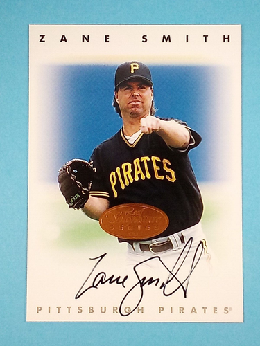 1996 Leaf Signature AUTO Zane Smith Pittsburgh Pirates ⚾ | eBay