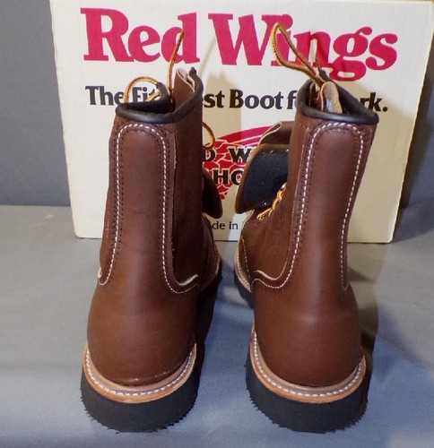 RED WING LEATHER STEEL TOE MADE IN USA 4488 MET GUARD SIZES n WIDTHS ...