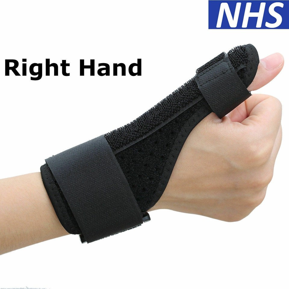 NHS Medical Wrist Thumb Hand Spica Splint Support Brace Stabiliser ...
