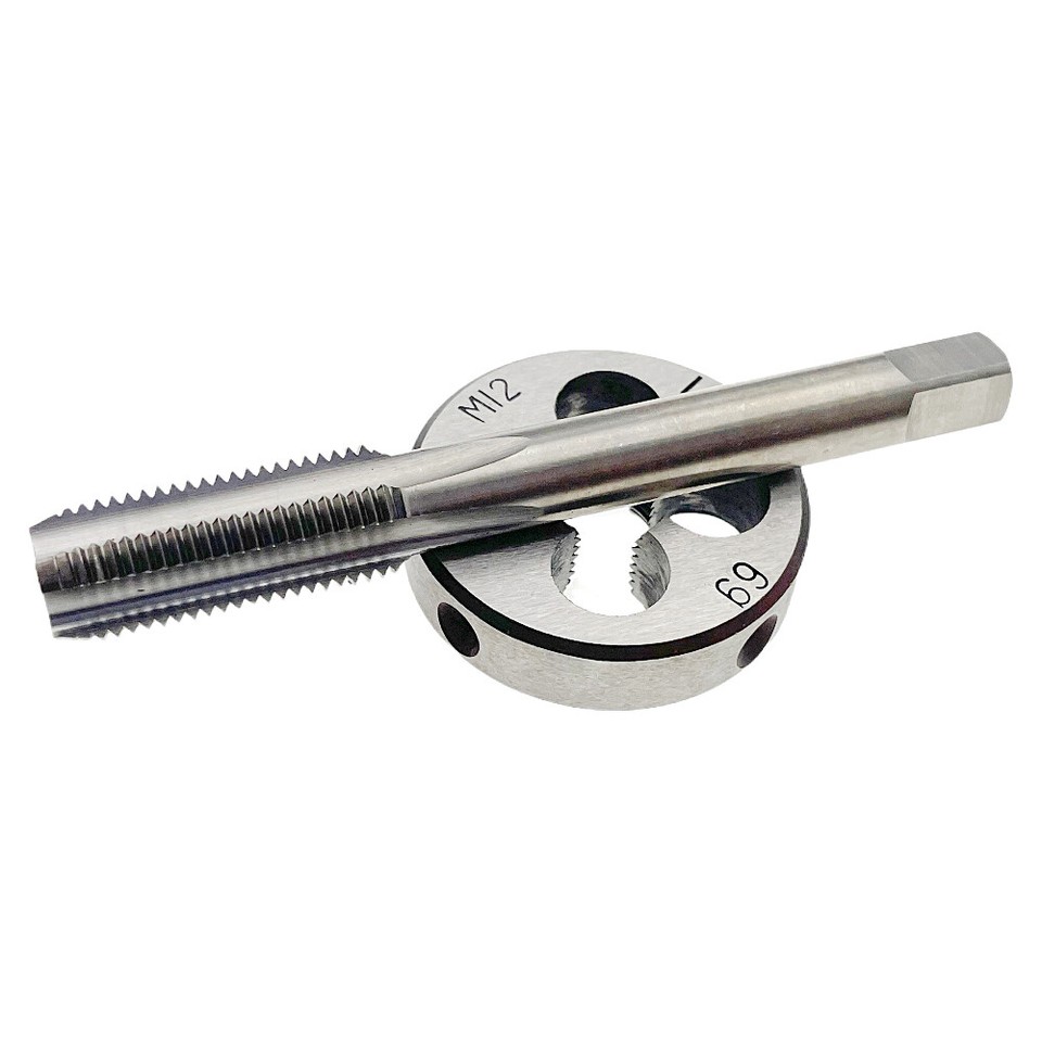 M12x1.25 Metric Tap & Die Set RH HSS M12 x 1.25 Thread Tap Die Right | eBay