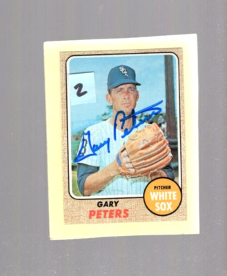 Autographed Gary Peters 1968 Topps #210 White Sox #2 | eBay