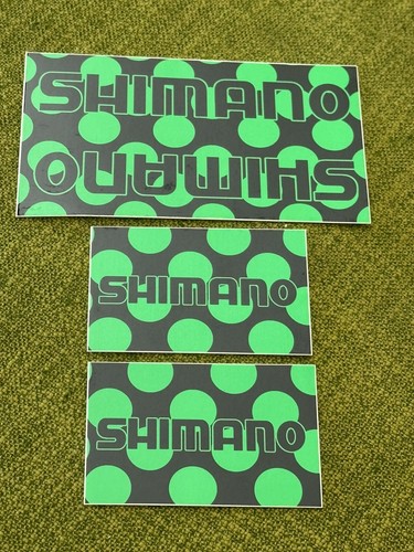 NOS Vintage 1980s SHIMANO Neon Green Polka Dot BMX Cruiser BICYCLE ...