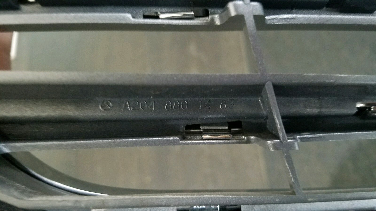 08-12 Mercedes Benz C Class Silver Front Grill OEM A2048801483 | eBay