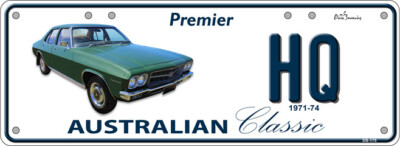 HOLDEN HQ Premier Novelty Number Plate | eBay Australia