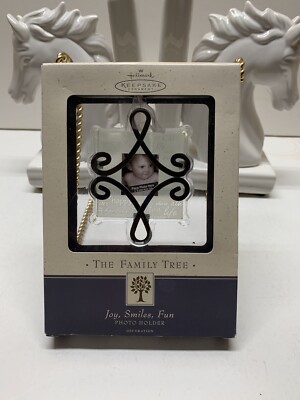 Hallmark Family Tree Mini Photo Frame Joy, Smiles, Fun Die Cast Metal ...