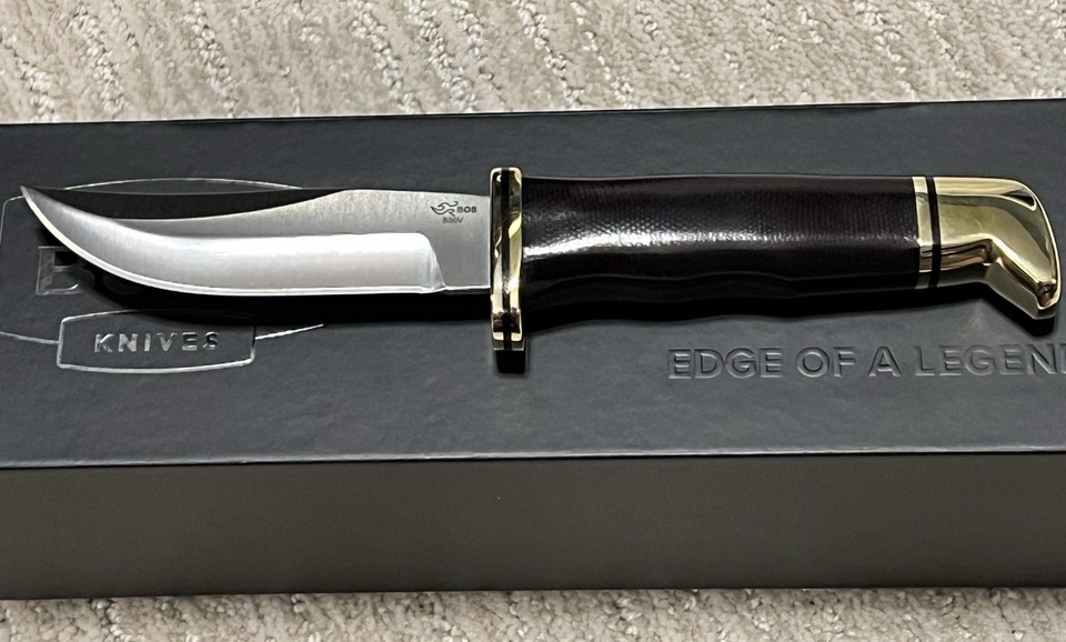 BUCK Knives 212 Fixed Ranger S30V w/ Burgundy Micarta Dec 2024 Buck of ...