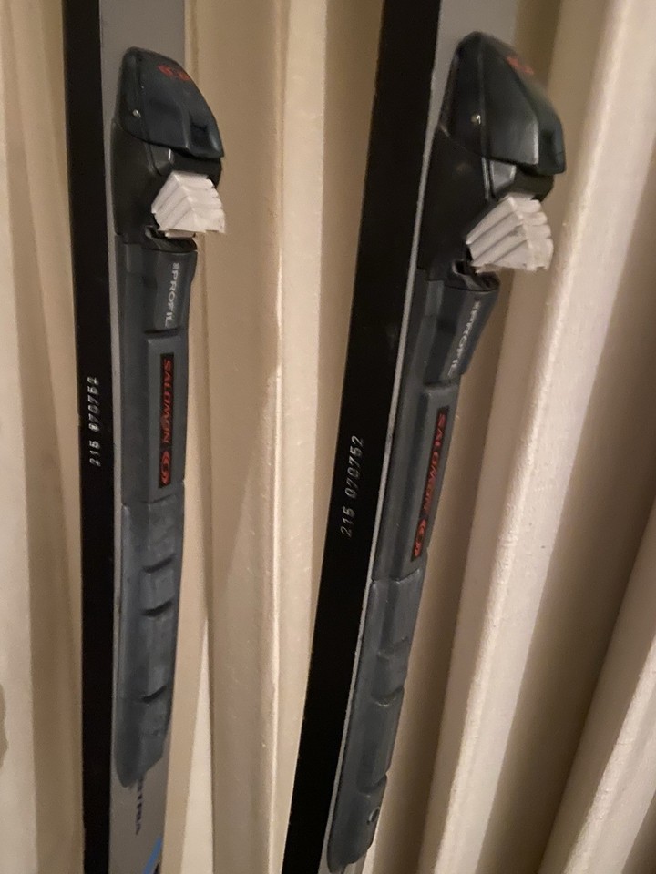 Fischer Cross Country Skis 215 cm Solomon Profile Bindings SNS | eBay