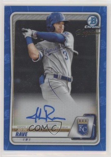 2020 Bowman Chrome Sapphire Edition Prospect Auto John Rave #BSPA-JRA ...