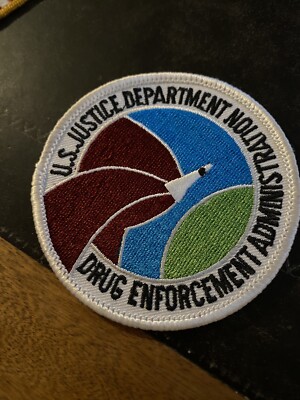 Original U. S. Justice Department Administration Drug Enforcement Patch ...