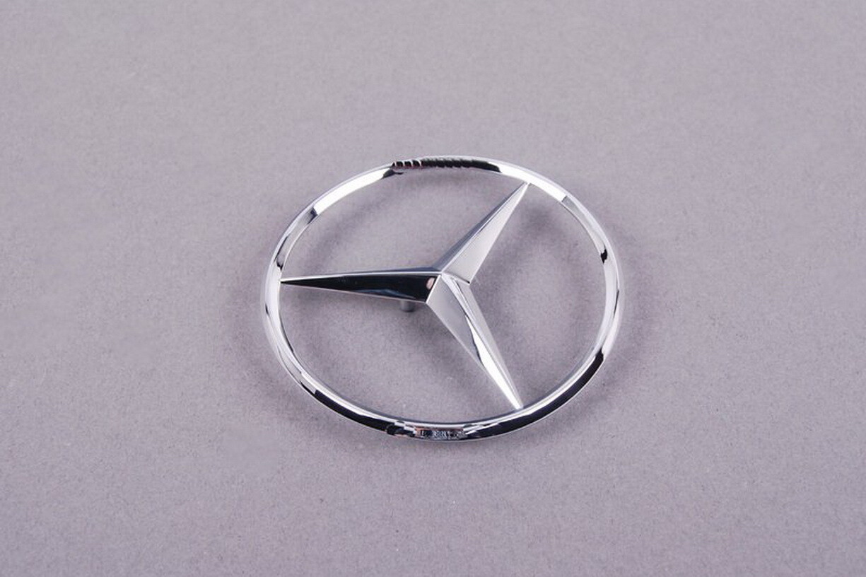 NEW GENUINE MERCEDES-BENZ MB W163 ML REAR TRUNK BOOT LID STAR BADGE ...