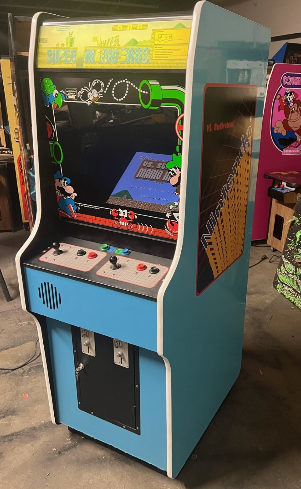 SUPER MARIO BROS NINTENDO VS ARCADE MACHINE by NINTENDO 1987 (Excellent ...