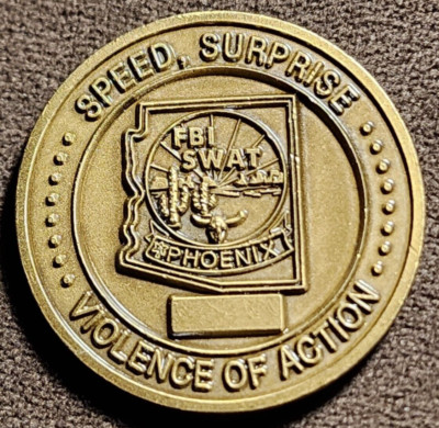 FBI Phoenix Arizona SWAT Challenge Coin | eBay