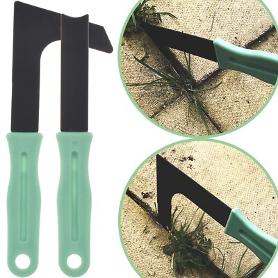 2 PATIO GARDEN WEEDING TOOLS Moss Grass Weed Paving Driveway Scraper ...