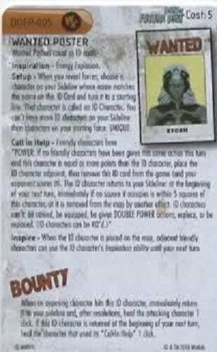 MARVEL HEROCLIX DAYS OF FUTURE PAST OP KIT STORM DOFP-005 ID CARD X-MEN ...