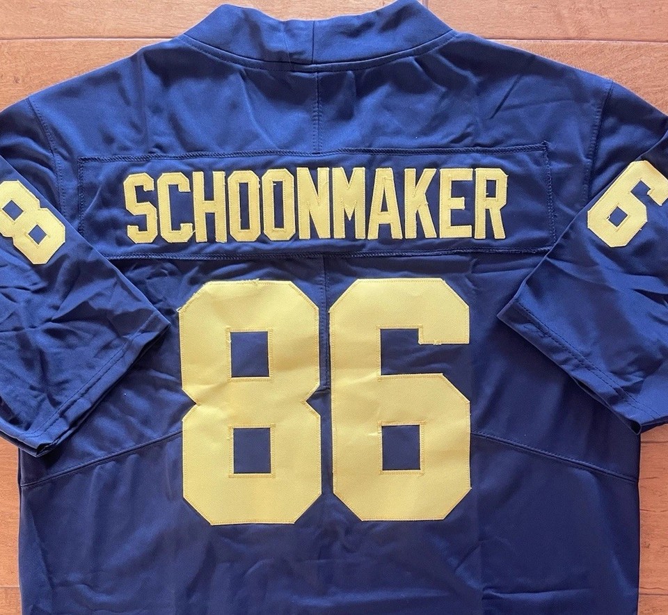 Michigan Wolverines Football Luke Schoonmaker Dallas Cowboys Men's ...